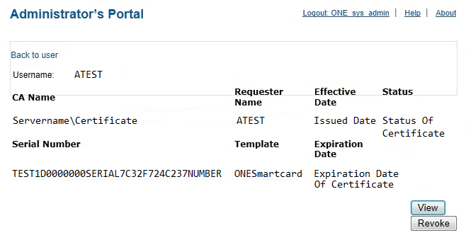 Managing User Certificates | 2FA Server Admin Guide
